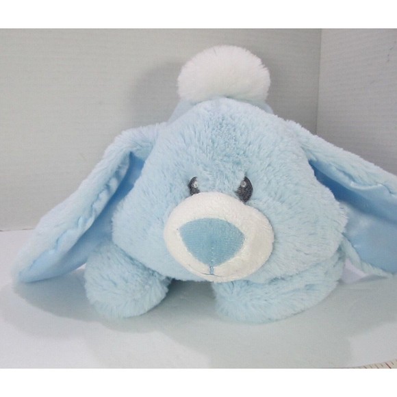 Aurora | Toys | Aurora Baby Fluffy Blue Bunny Rabbit Plush Floppy Satin ...